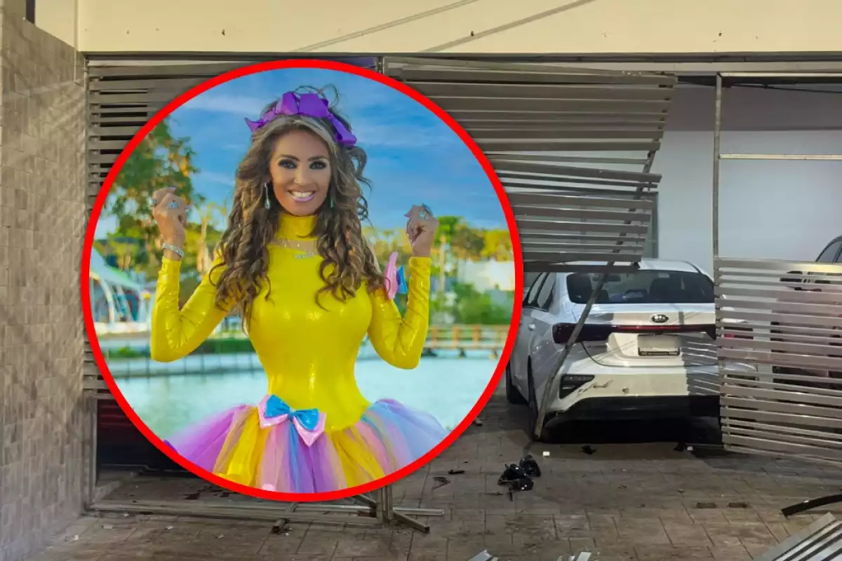 Conductor se estrella contra la casa de la cantante infantil “Morita ...