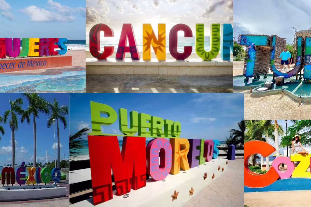 6 lugares para tomarte fotos en las letras gigantes de Quintana Roo ...