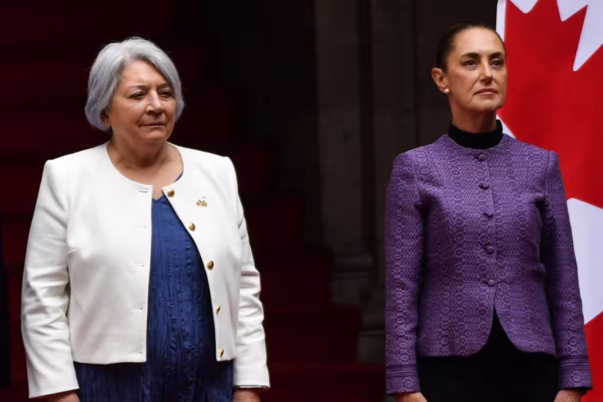 Claudia Sheinbaum recibe en Palacio Nacional a Mary Simon, gobernadora ...