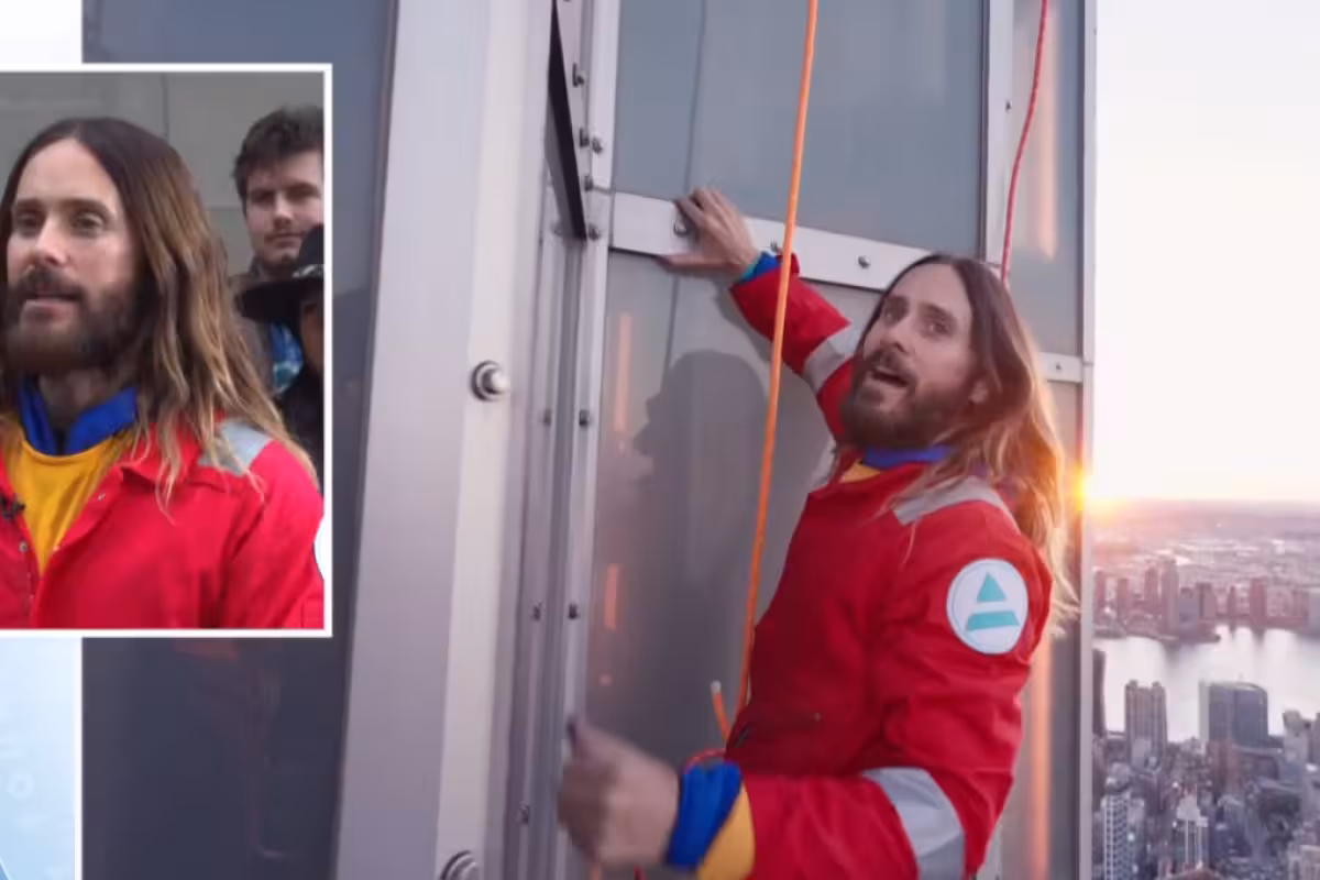 Jared Leto escala el Empire State Building para anunciar su próxima ...