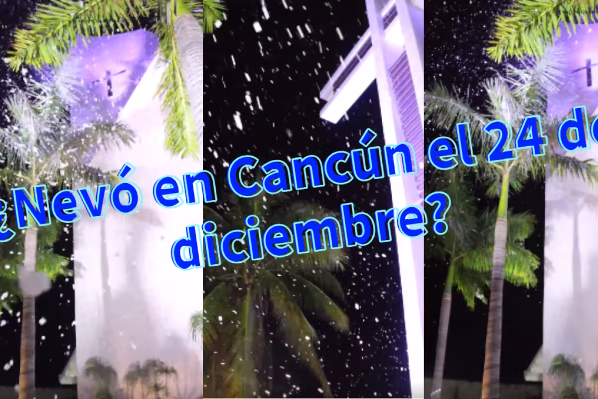 ¿Nevó en Cancún el 24 de diciembre? - PorEsto