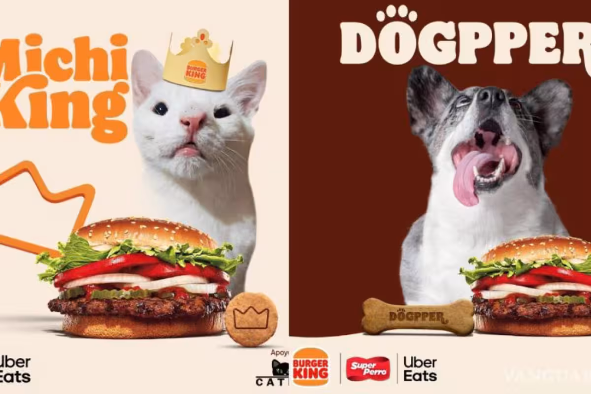 Burger King lanza una hamburguesa especial para perros y gatos - PorEsto