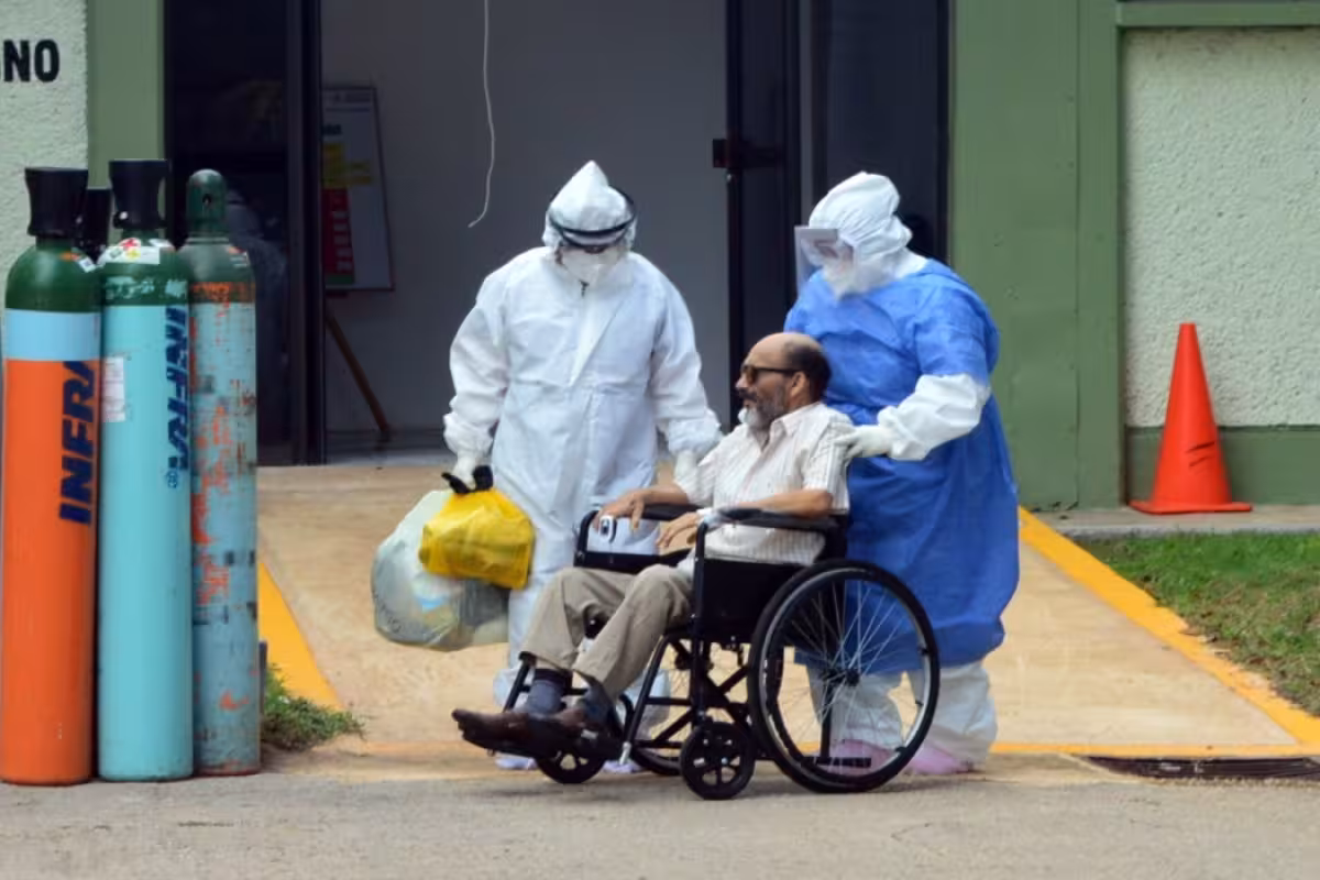 Dan de alta a paciente COVID-19 internado en Hospital Militar de ...