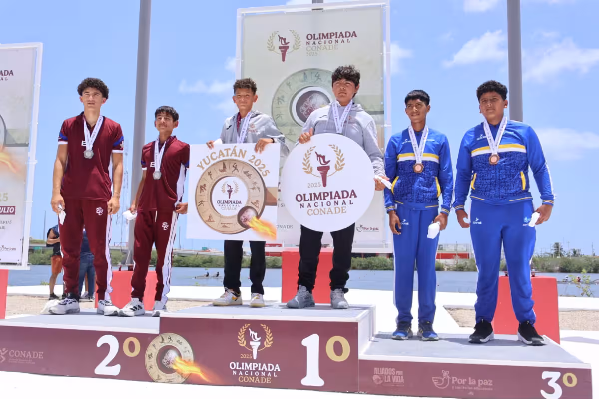 Yucatecos se llevan la medalla de oro la disciplina de remo en la ...