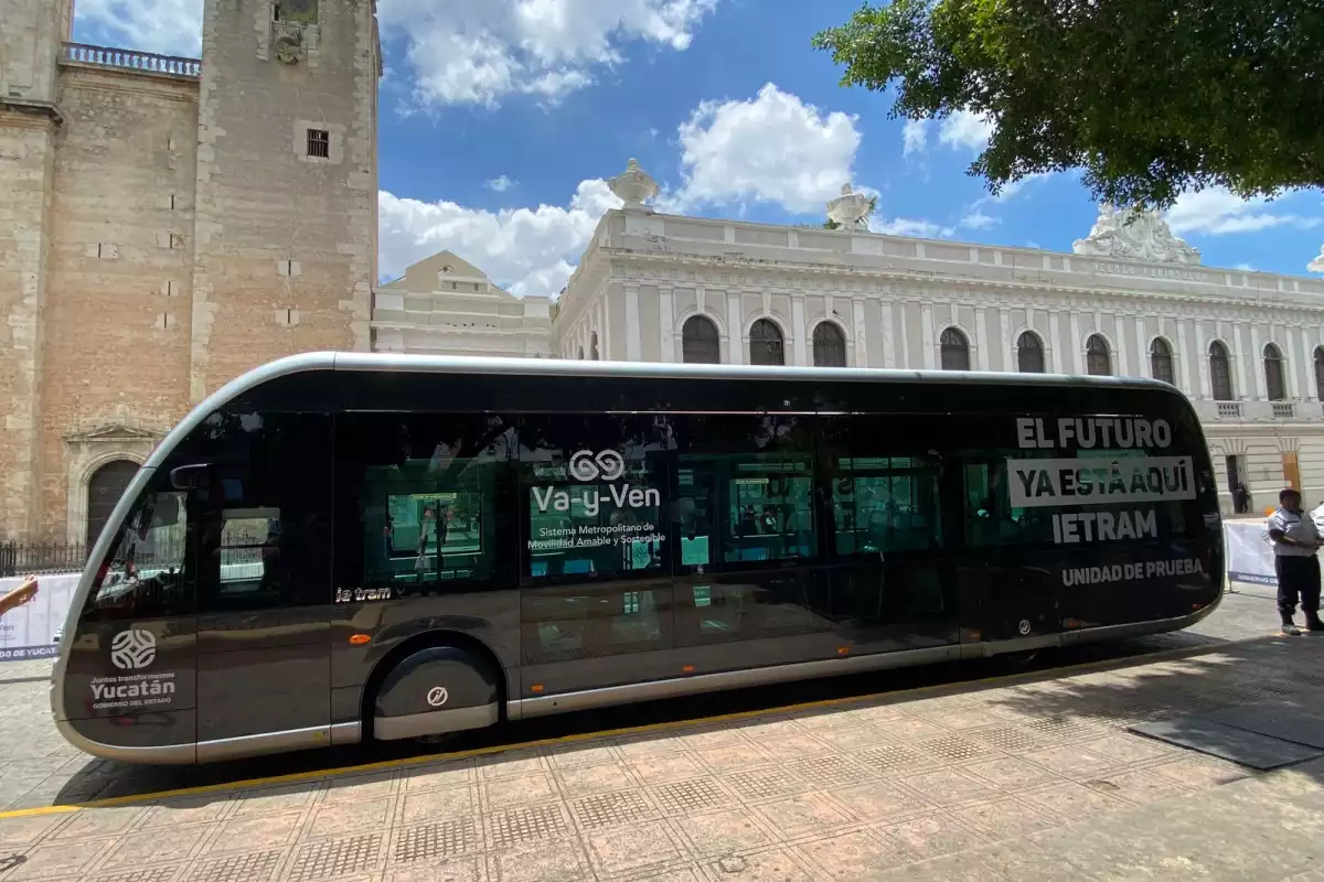 IE-TRAM será exhibido a los yucatecos previo al inicio de pruebas en julio - PorEsto