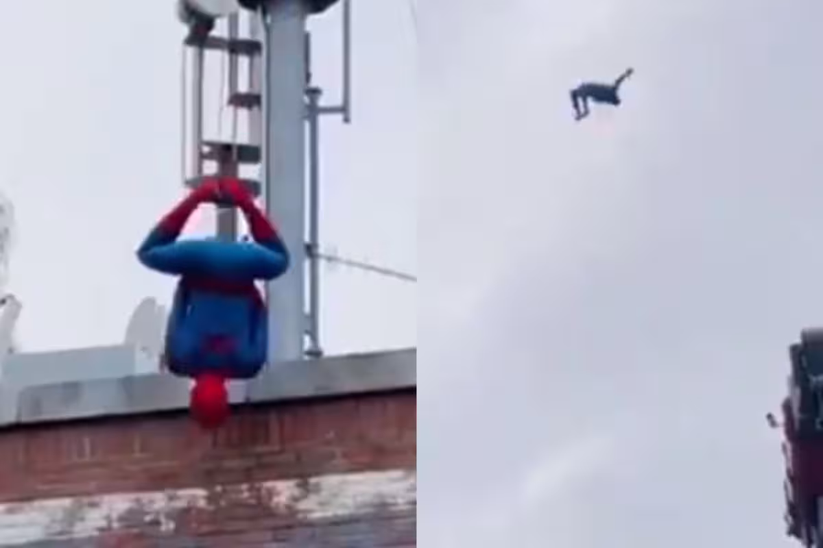 Spider-Man cobra vida y realiza arriesgadas acrobacias: VIDEO - PorEsto