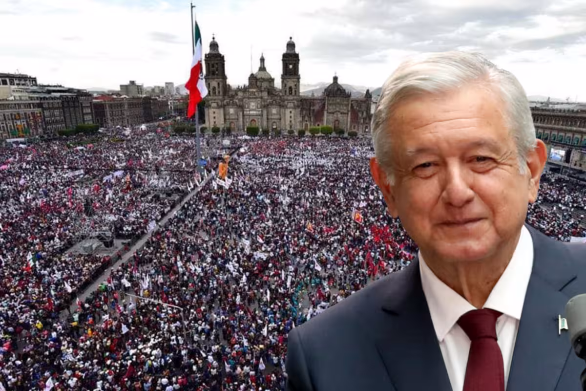Simpatizantes arman fiesta en el Zócalo para celebrar cumpleaños de ...