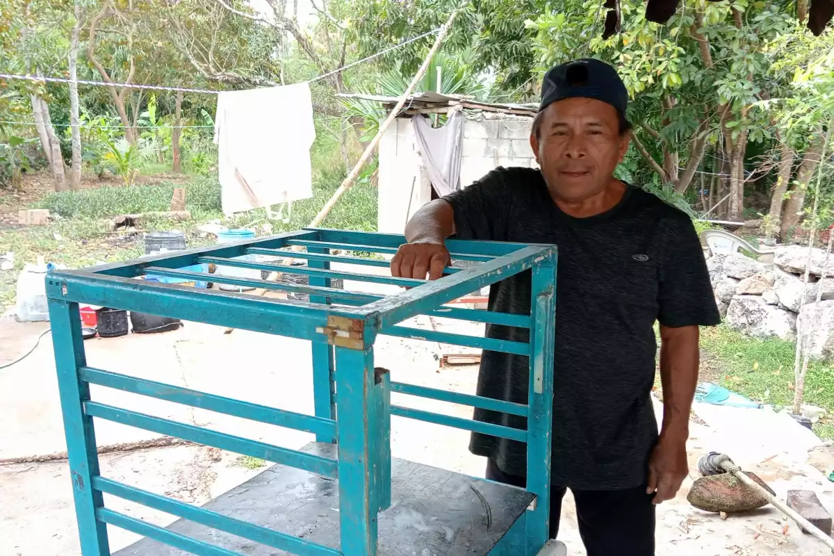 Poblador de Tetiz, Yucatán, usa su creatividad e ingenio para llevar el ...