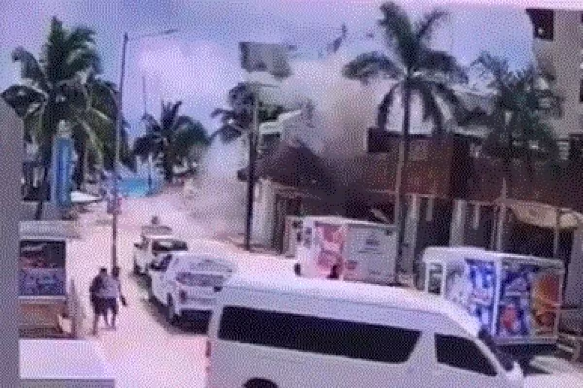 Difunden el momento exacto de la explosión en el Kool Beach en Playa ...