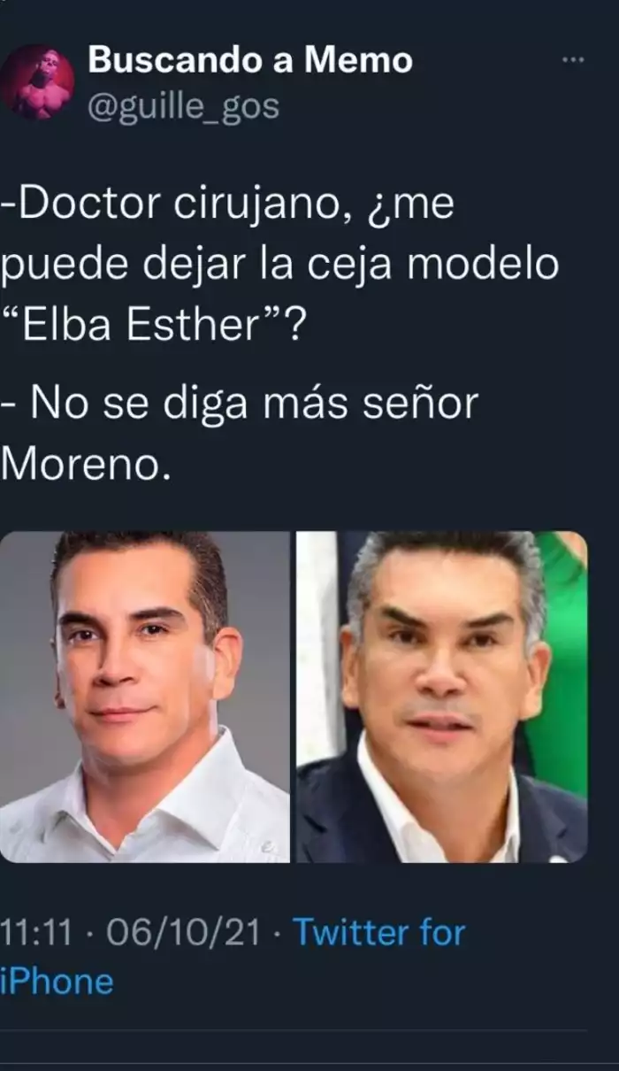 Alito Moreno genera ola de memes por drástico cambio en su rostro - PorEsto