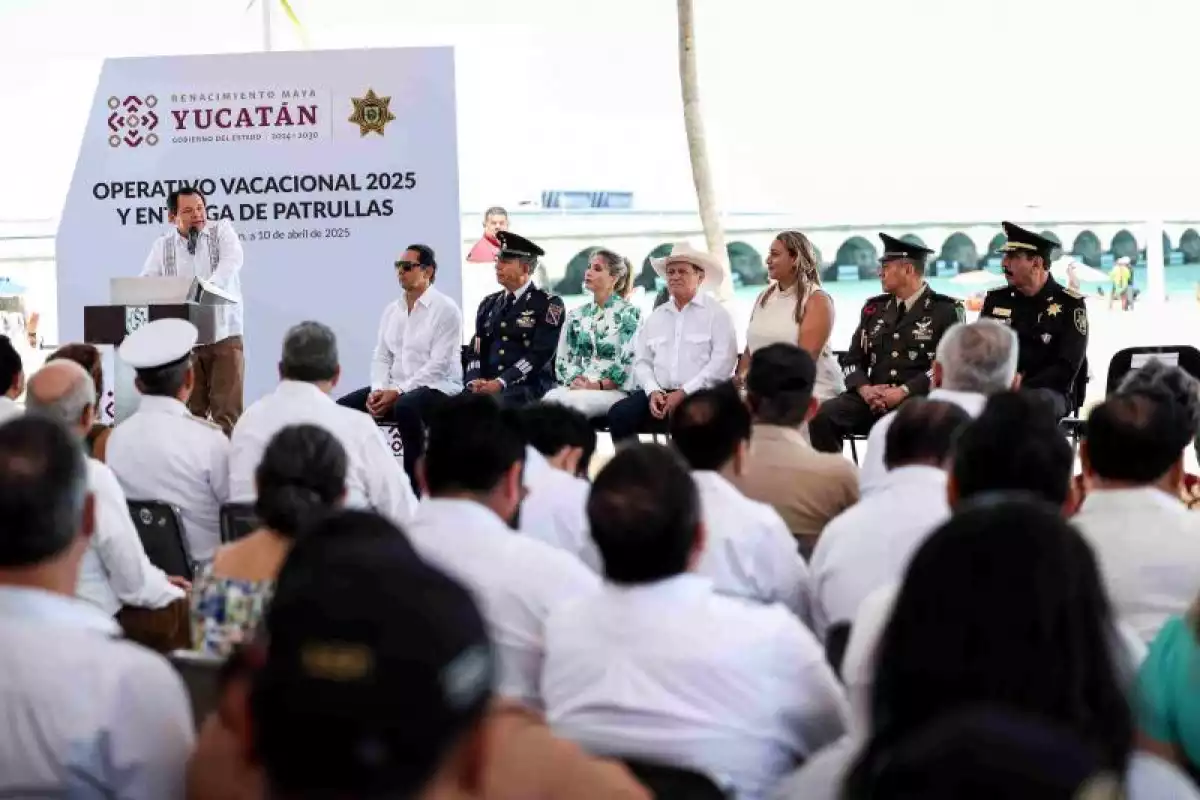 Joaquín Díaz Mena da inicio con el Operativo Vacacional 2025 en Yucatán y entrega nuevas ...