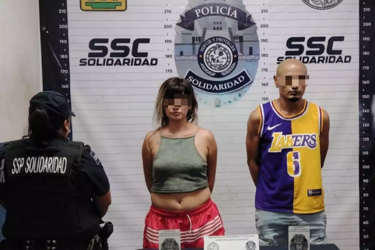 Detienen a una pareja por posesión de drogas en Playa del Carmen - PorEsto