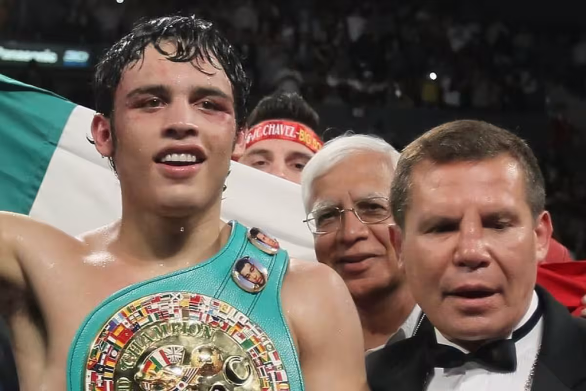 Julio César Chávez se mostró orgulloso tras la victoria de su hijo ...