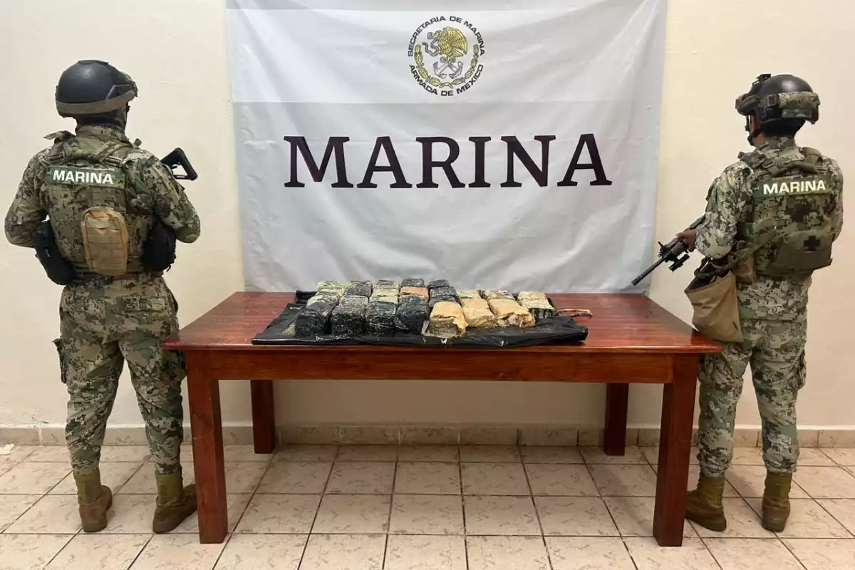 Aseguran 28 bultos de droga en Cozumel - PorEsto
