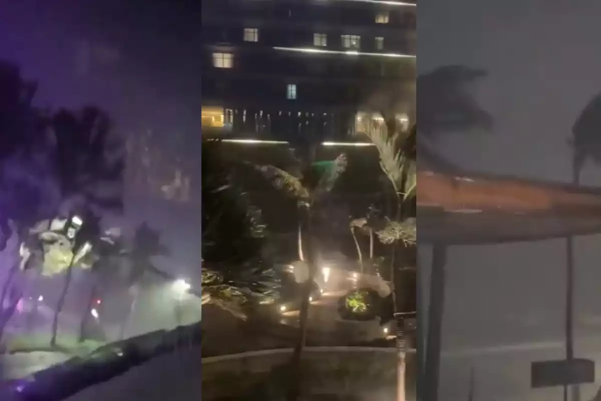 Huracán Beryl toca tierra en Tulum como categoría 2 - PorEsto