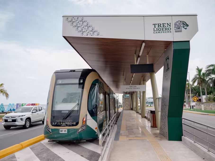 Así funciona el Tren Ligero de Campeche: Único con sistema DRT sin ...