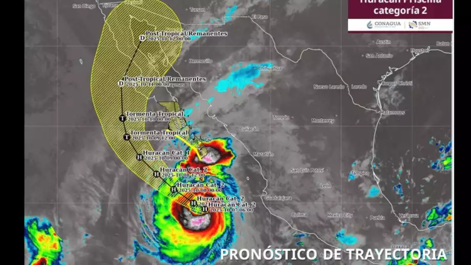 Suspenden clases en Los Cabos y La Paz por Huracán “Priscilla”; se intensifica a categoría 2 ...