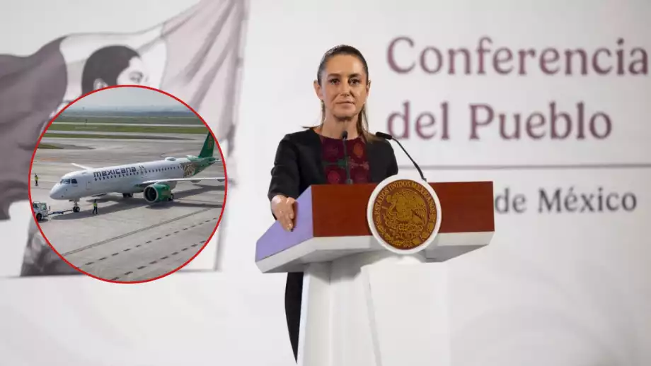 Sheinbaum resalta importancia de la aeronave Embraer de Mexicana a Tulum - PorEsto