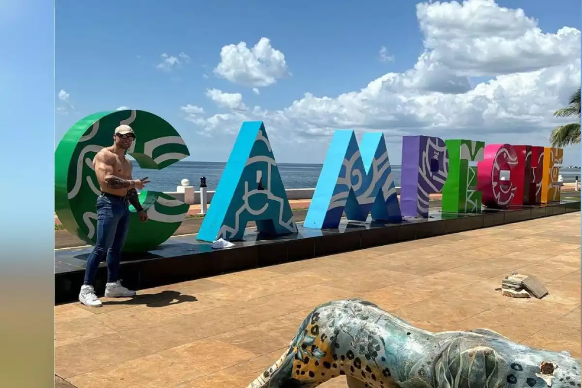 Marlon Colmenarez presume el malecón de Campeche en redes sociales ...