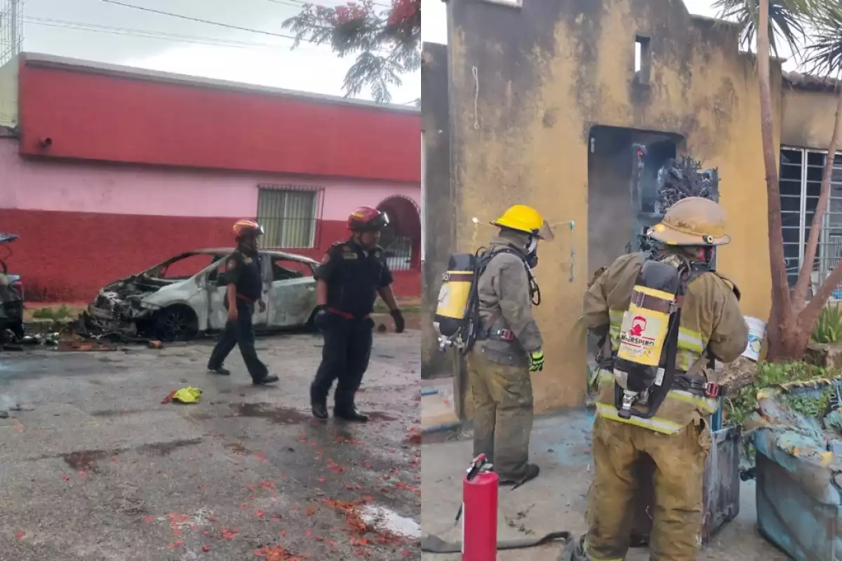 Incendios registrados este miércoles movilizan a la SSP en Mérida - PorEsto