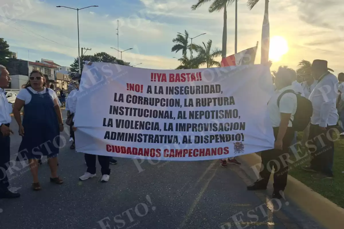Marcha por la paz en Campeche: ciudadanos exigen seguridad y fin de la ...