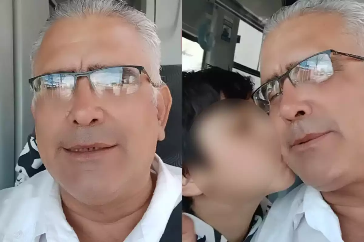 El mejor pasajero del día: chofer de Va y Ven recibe la visita sorpresa de su hijo mientras ...